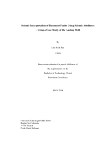 Seismic Interpretation of Basement Faults Using Seismic Attributes ...