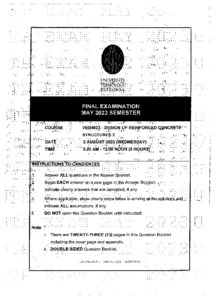 VEB4022 - DESIGN OF REINFORCED CONCRETE STRUCTURES 2 - UTP Electronic ...